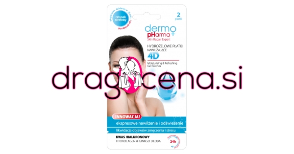 dermo Pharma Refreshing & Moisturizing Eye Patch obliži za pod oči